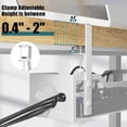 Under Desk Cable Management Tray White, Cable Management Under Desk No ...