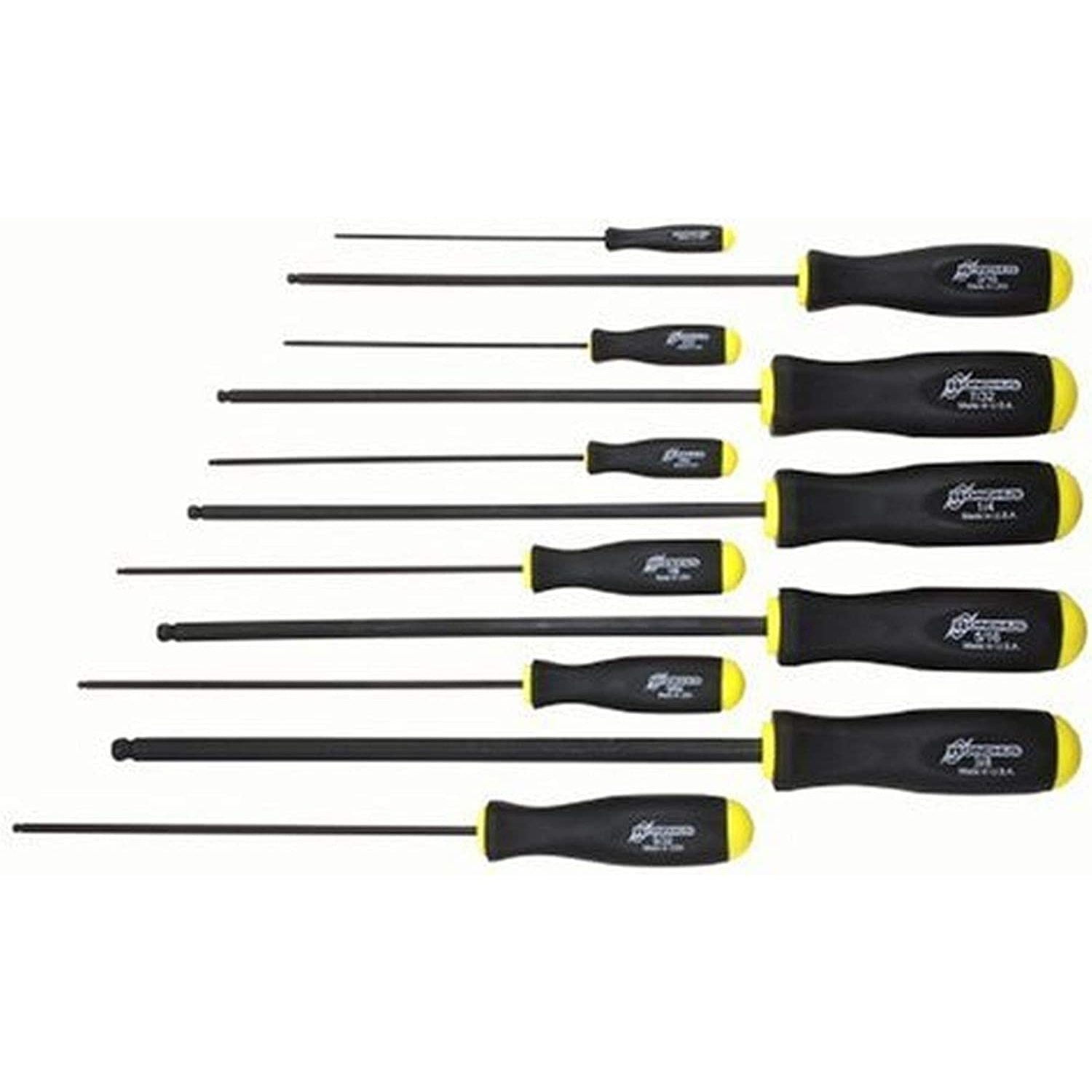 10737 Set Of 11 Balldriver Screwdrivers ProGuard Finish Long Length 10737-set-of-11-balldriver-screwdrivers-proguard-finish-long-length