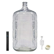 Home Brew Ohio 6 Gallon Glass Carboy for Wine and Beer Fermentation ...