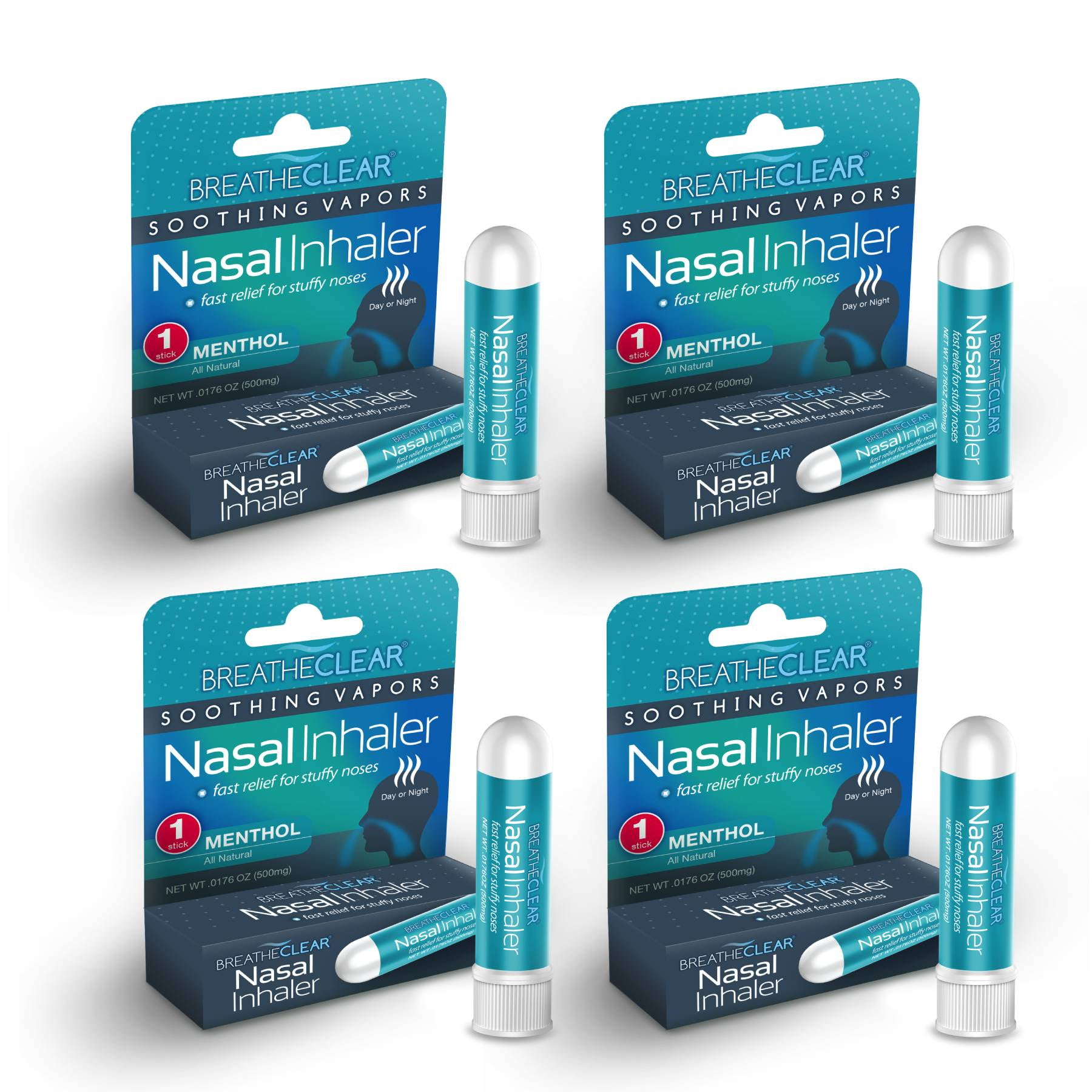 Breathe Clear Soothing Vapors Nasal Inhaler - Proprietary Blend Perfect ...