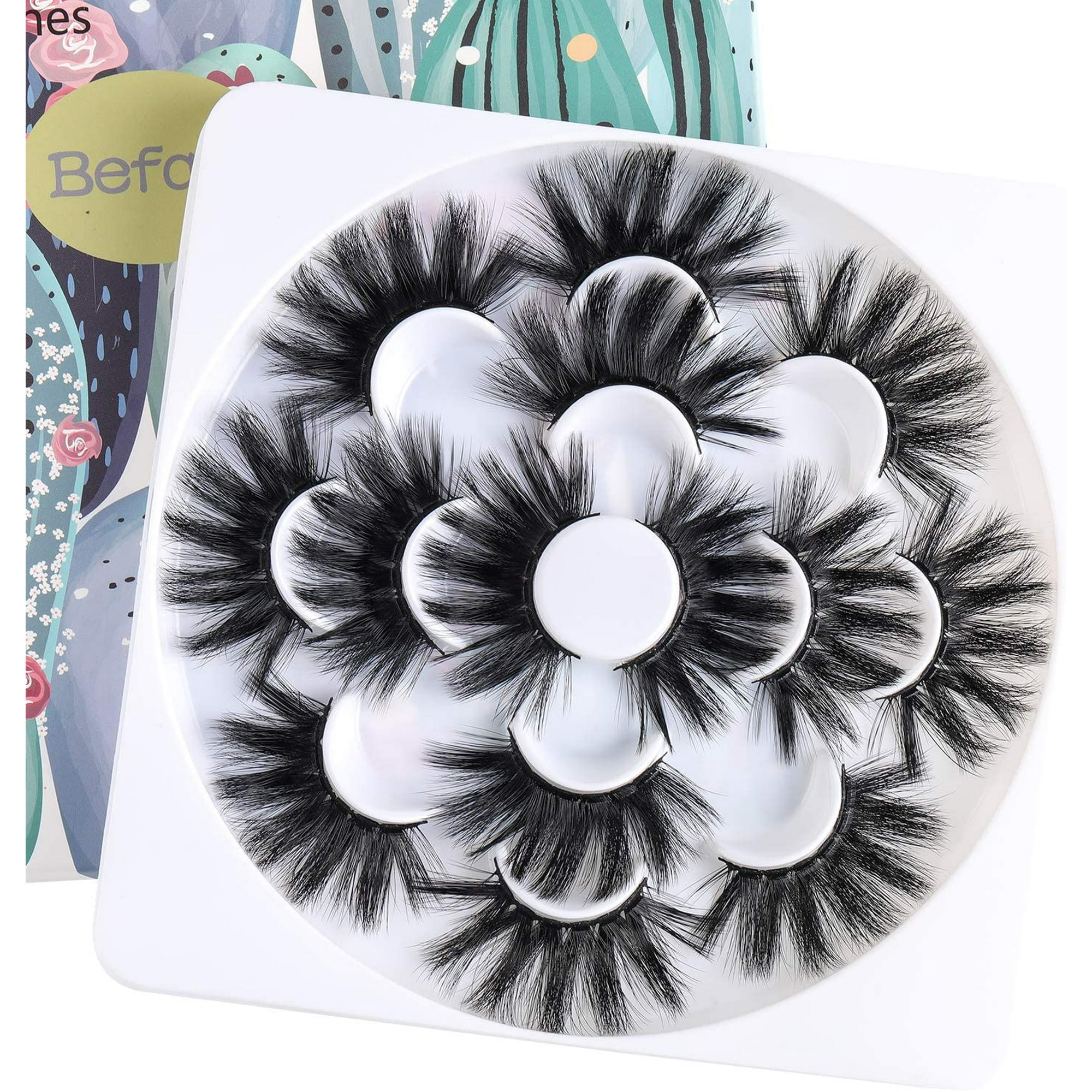 Click here for Someshuit 25 Mm Mink Lashes 6d Faux Mink Lashes Fu... prices