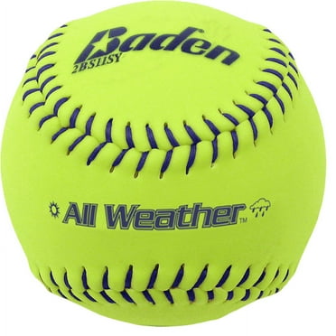 (12 Pack) Baden 12" Ballistic Pitching Machine Softballs - Walmart.com