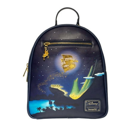 Loungefly Peter Pan Flying Jolly Roger Mini Backpack Standard | Walmart ...