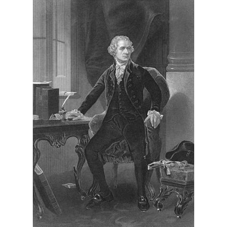 Alexander Hamilton/N(1755-1804). American Politician. Engraving After A ...