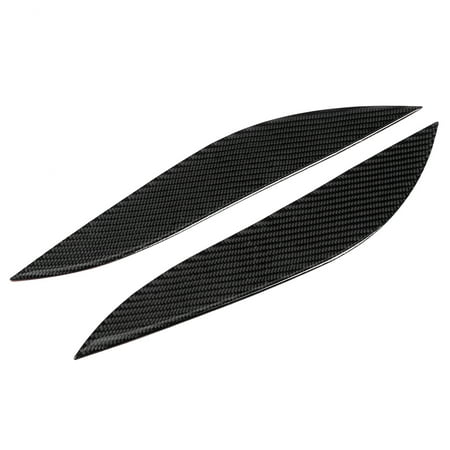 Headlamp Eyebrow Carbon Fiber Eyelids Front Light Eyebrow Trim Car ...