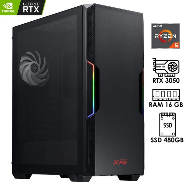 PC gamer Ryzen 5 5600G AMD RAM 16GB SSD 480GB NVIDIA RTX 3050 | Bodega Aurrera en línea