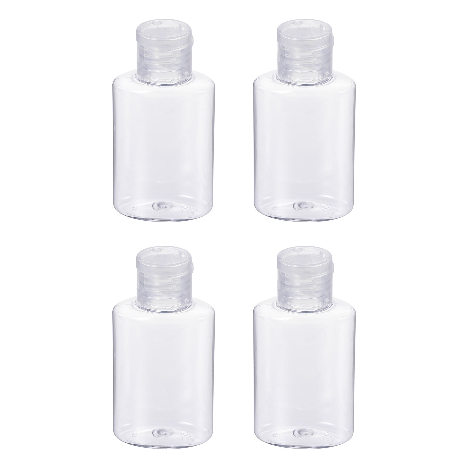 Uxcell 50ml Squeeze Bottles Rectangle Dispensing Bottles Plastic with ...
