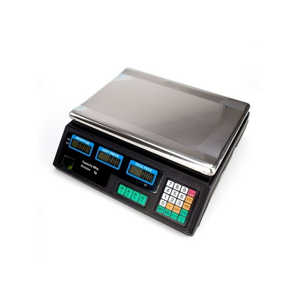 ACS-30 40kg/5g Digital Price Computing Scale for Vegetable UK Plug ...