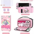 JYPS Unicorn Carrying Case for Nintendo Switch-Pink Portable Hard Shell ... JYPS Unicorn Carrying Case for Nintendo Switch-Pink Portable Hard Shell ...