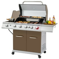 Free Shipping! Royal Gourmet GA6402B 6-Burner BBQ Gas Grill with Sear ...