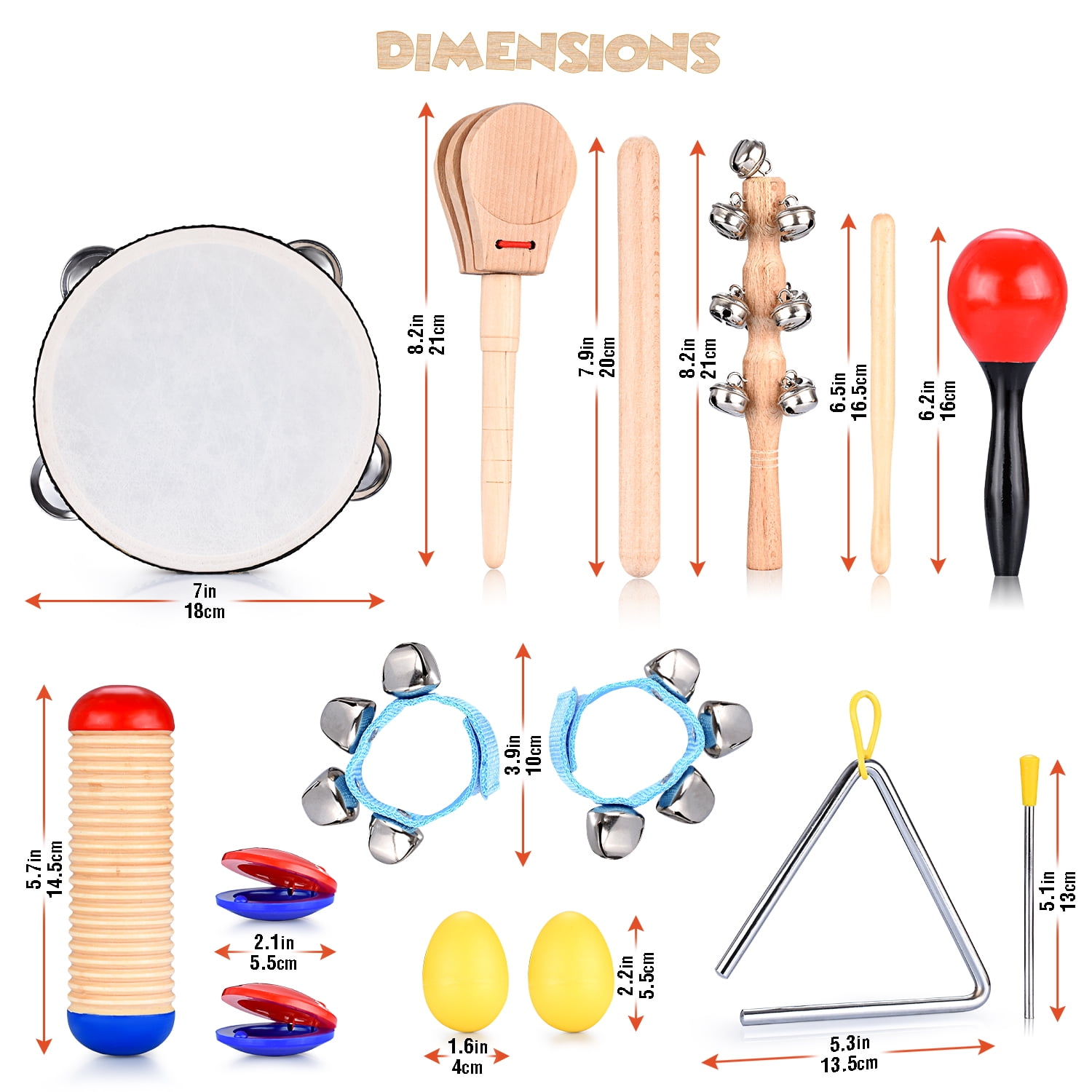 BRITENWAY Educational & Musical Percussion for Kids and Children ...