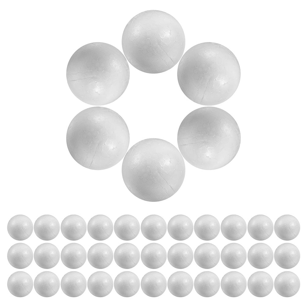 Click here for Luxshiny 50pcs Round Balls 3in White Foam Spheres... prices