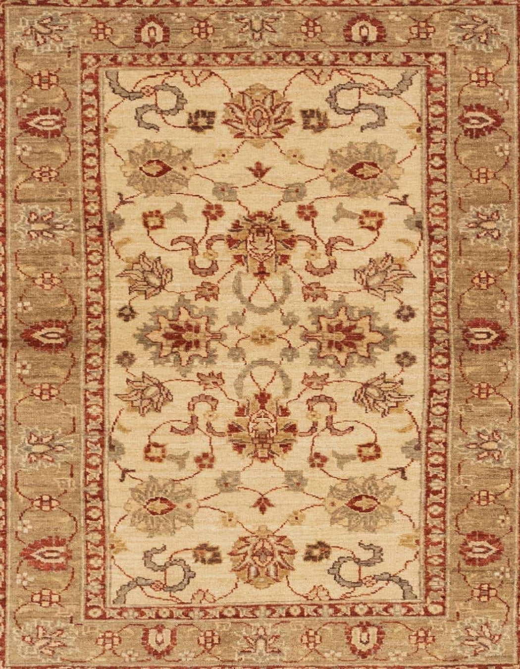 Ahgly Company Indoor Rectangle Abstract Orange Abstract Area Rugs, 7' x ...