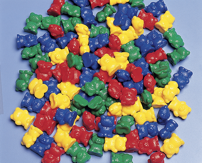 Childcraft Small Bear Counters, 0.75", Set of 100 - Walmart.com