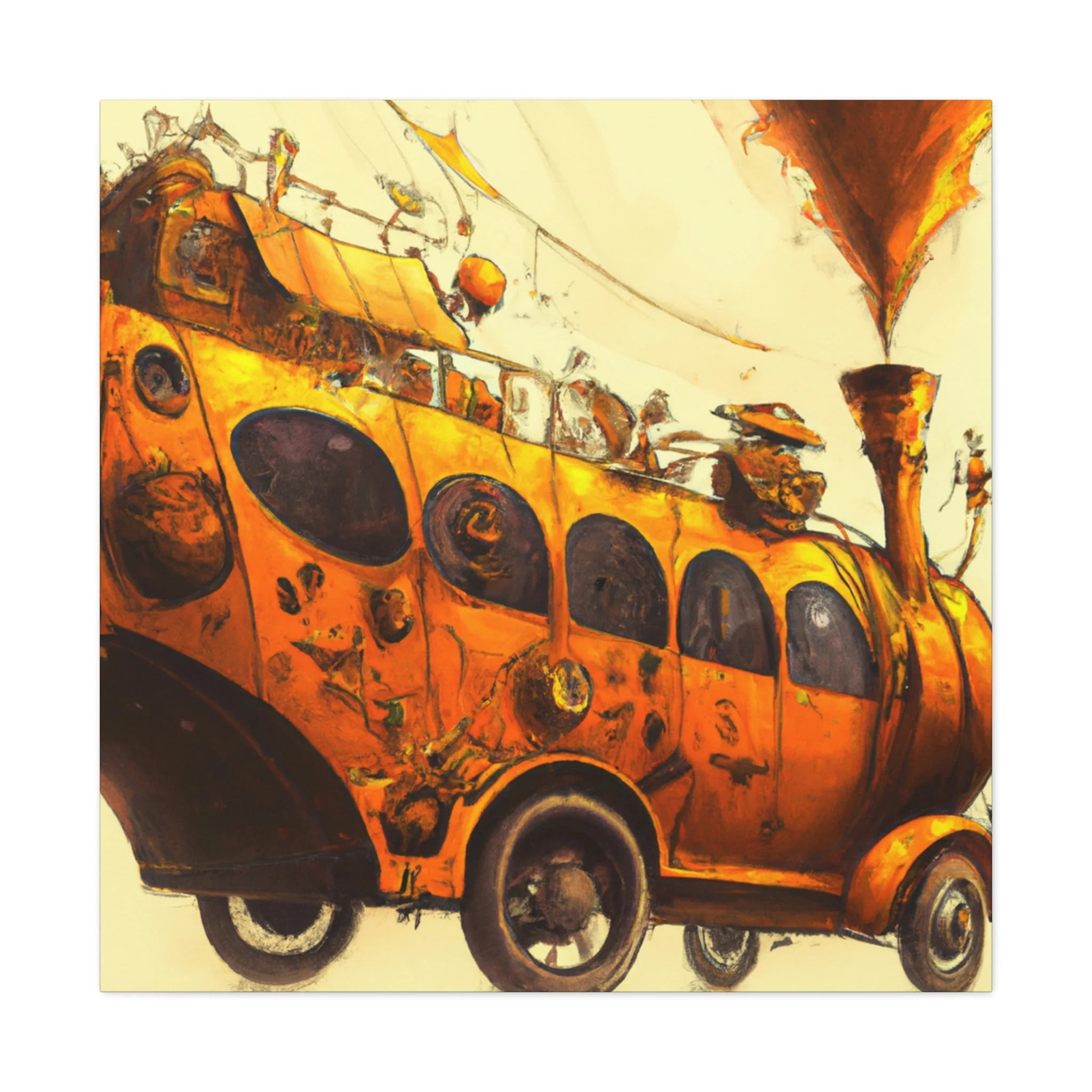 Steam Bus Grandeur - Canvas - Walmart.com