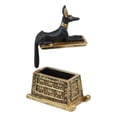 Ebros Egyptian God Hieroglyphic Anubis Dog Egyptian Miniature Cartouche ...