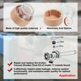 High Bathroom Adapter Repair with Erosion Metal Component Water Flows ...