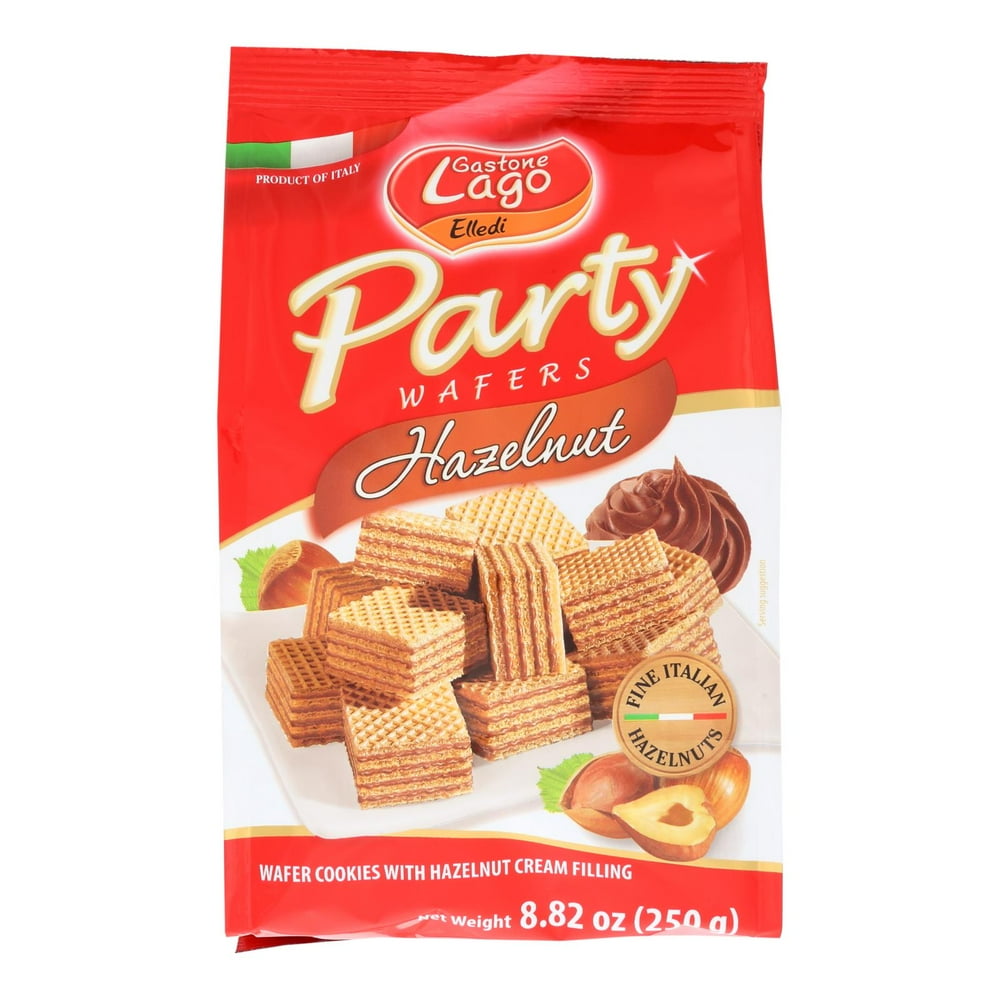 Gastone Lago Elledi Hazelnut Party Wafers, 8.82 Oz - Walmart.com ...
