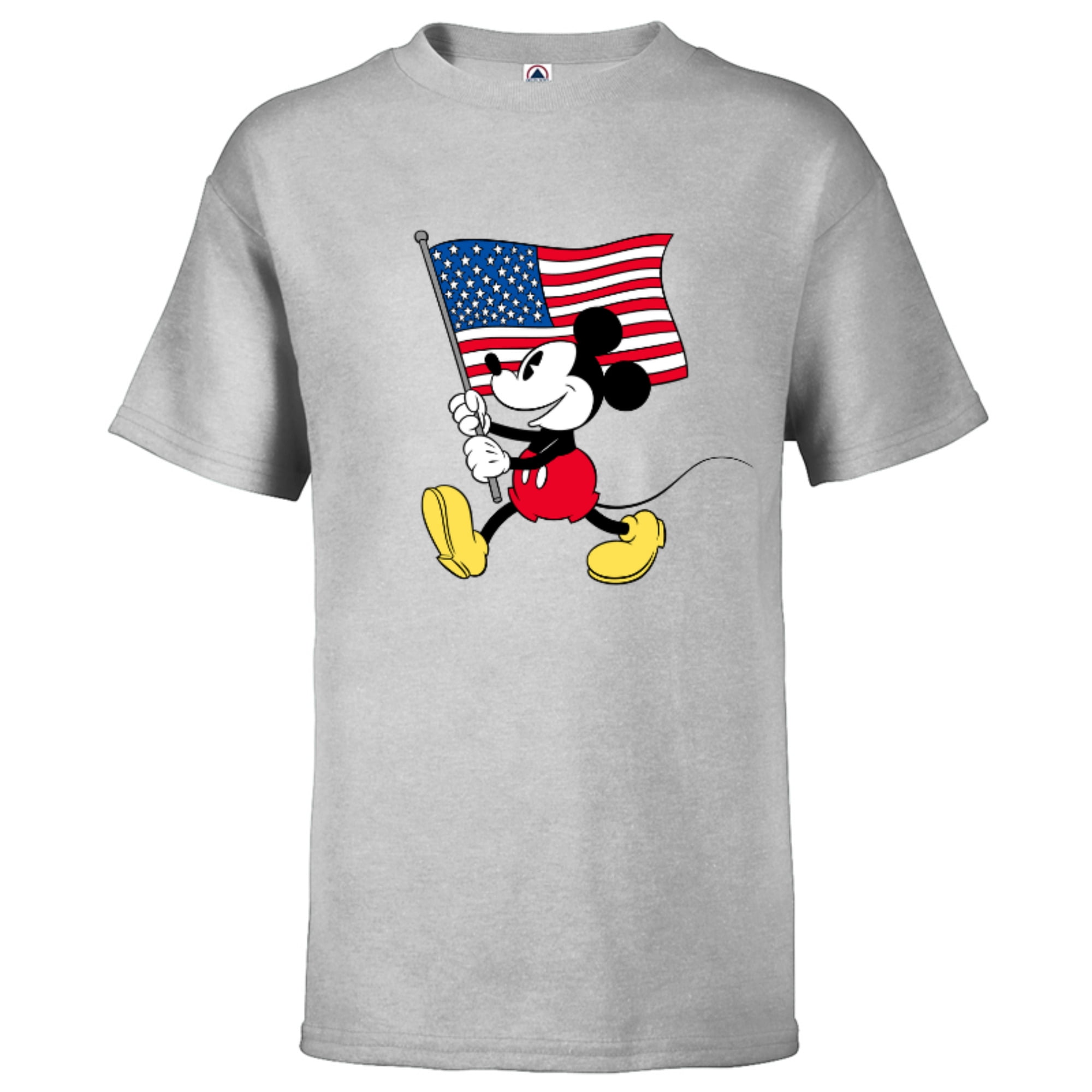 Disney Mickey Mouse Americana Flag - Short Sleeve T-Shirt for Kids ...