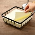 2 Pieces Napkin Holder for Table, Modern Flat Metal Paper Kitchen or ...