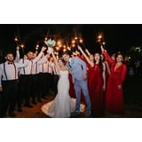 Wedding Sparklers- 100 Sparklers-20" Inch- Length- Gold Wire- Used For ...