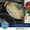 Rachael Ray Hard-Anodized 8 Qt Nonstick Oval Pasta Pot / Stockpot with ...