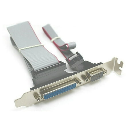 Goriertaly Serial DB9 Pin COM with Parallel DB25 Pin LPT Cable With PCI ...