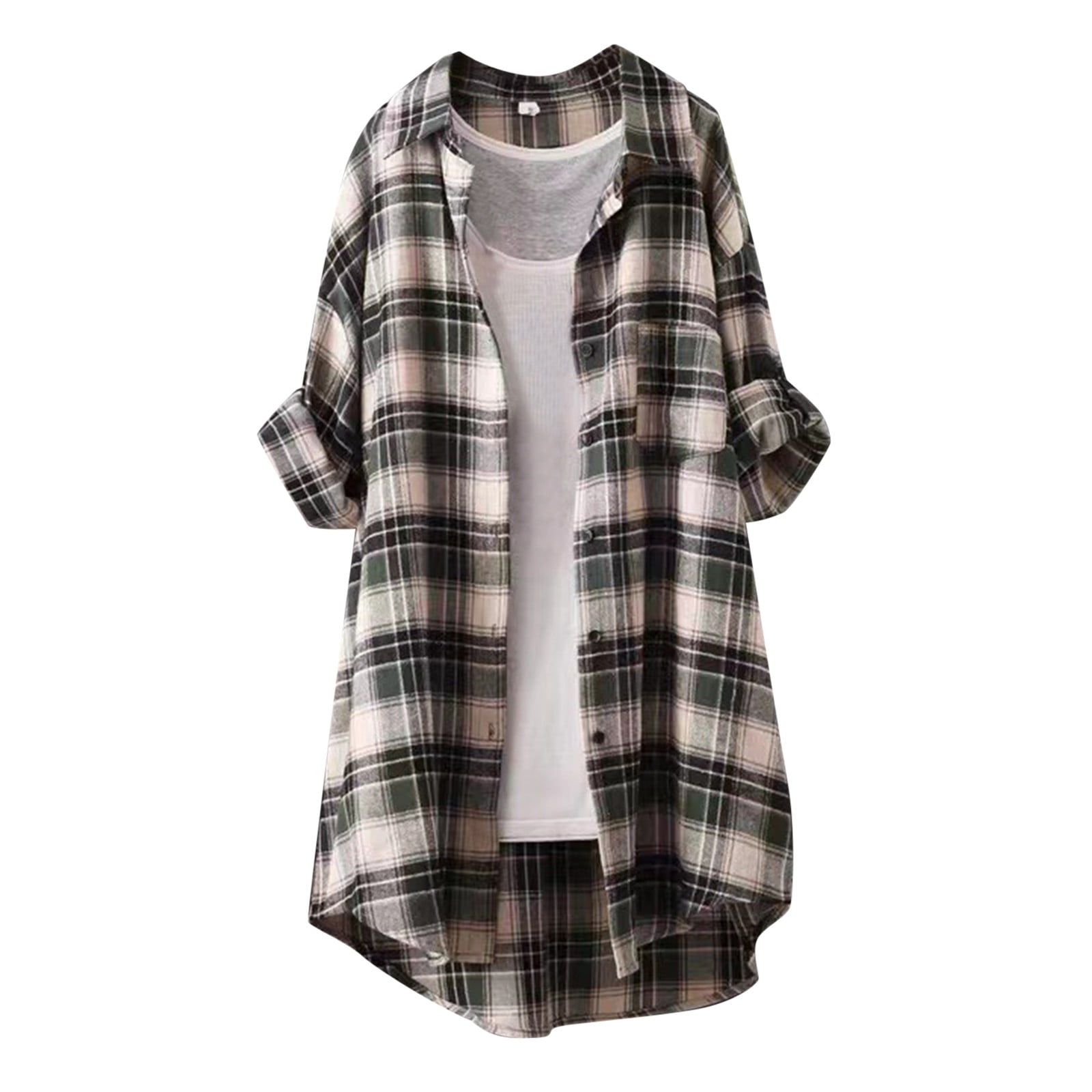 Click here for Puawkoer 2025 Satin Shirt Womens Satin Linen Shirt... prices