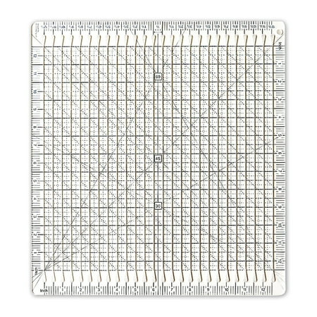 Decodeary 5-in-1 Household Ruler Clothes Design Sewing Acrylic Square ...