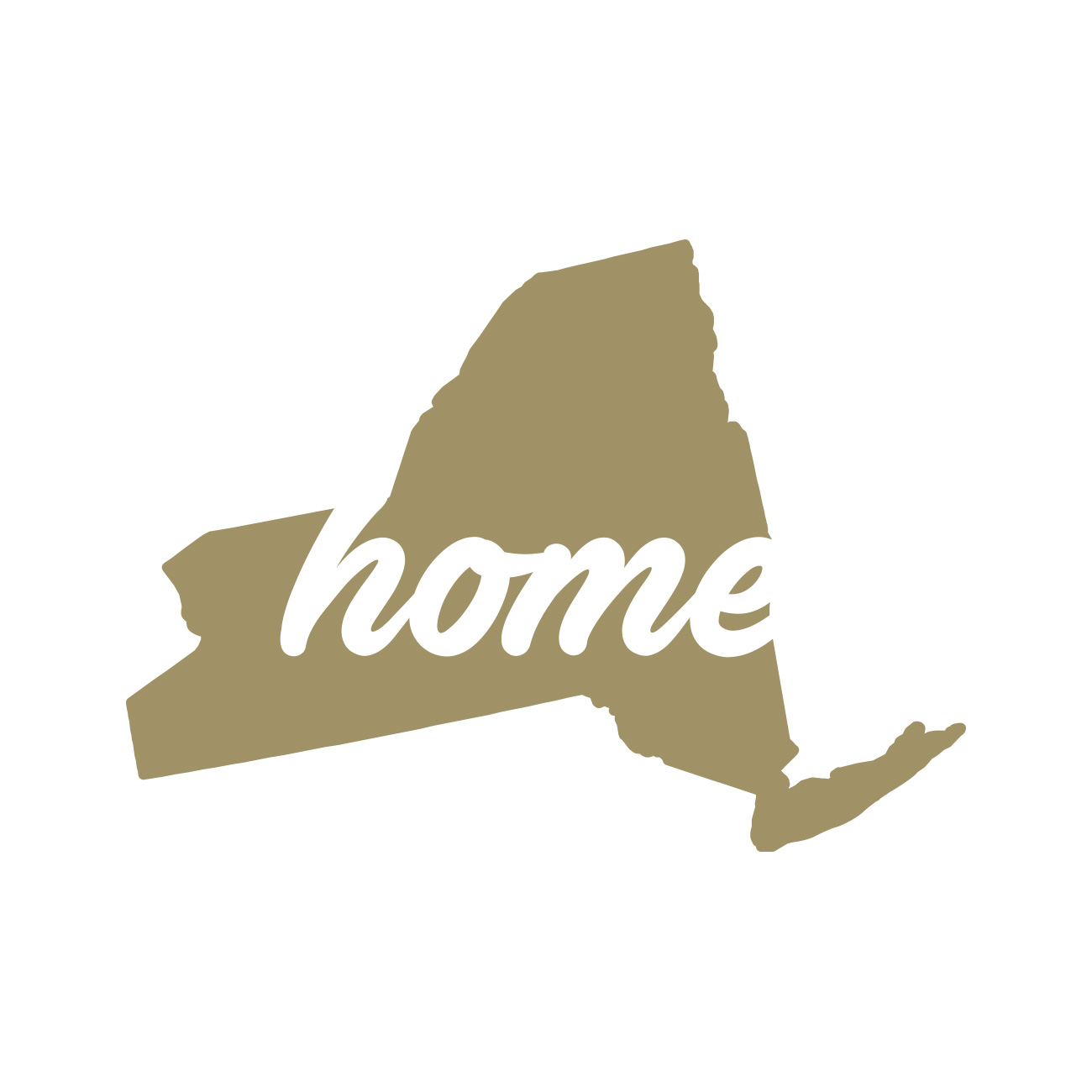 New York Home Sticker Decal Die Cut - Self Adhesive Vinyl ...