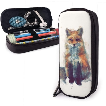 Fox Pencil Case Pencil Bag Makeup Bag Organizer Pen Pouch Holder Box ...