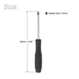 Mini Slotted Screwdriver, 3.0mm Flat Head with NonSlip Handle for Small ...