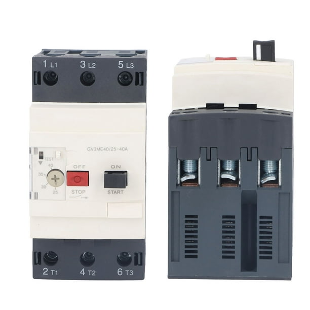 Motor Protection Circuit Breaker, 25-40A Push Button Thermal Circuit ...
