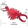 Realistic Anomalocaris Shrimp Stuffed Animal Plush Toy, Lifelike Shrimp ...