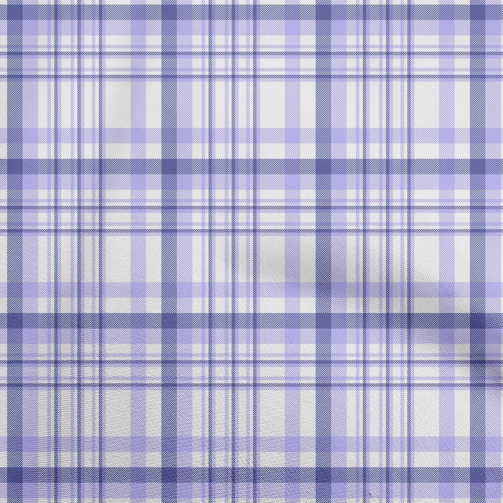 oneOone Cotton Silk Amethyst Fabric Plaid Quilting Supplies Print ...
