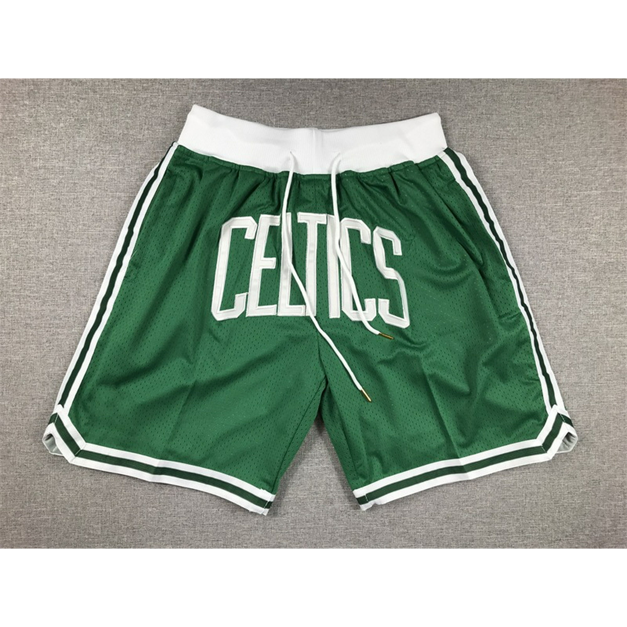 Click here for Celtics Retro Full Embroidery Zipper Pocket Shorts... prices