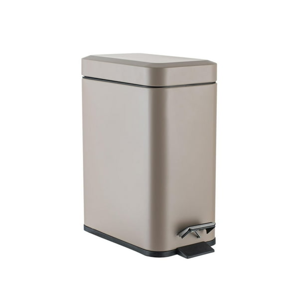 Steel Step BinConvenient removable inner bin to empty trashTan powder ...