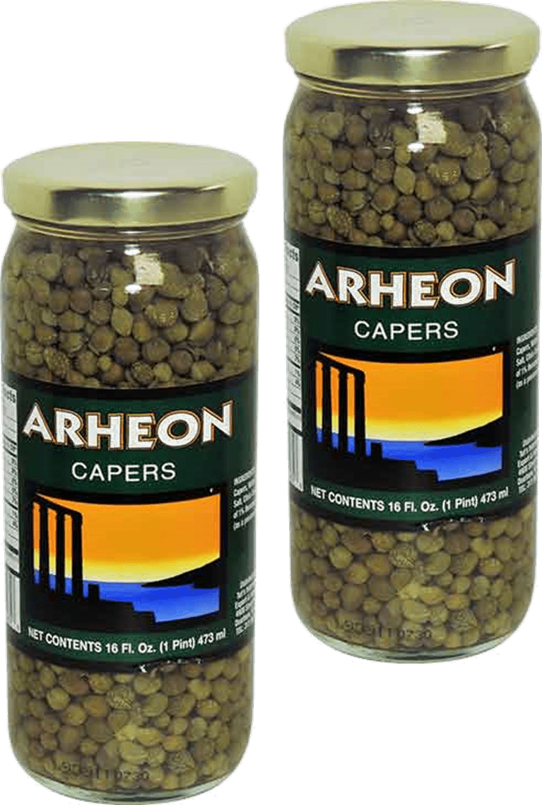Arheon Brand Non Pariel Capers, 2-Pack 16 fl. oz. (473ml) Glass Bottles ...
