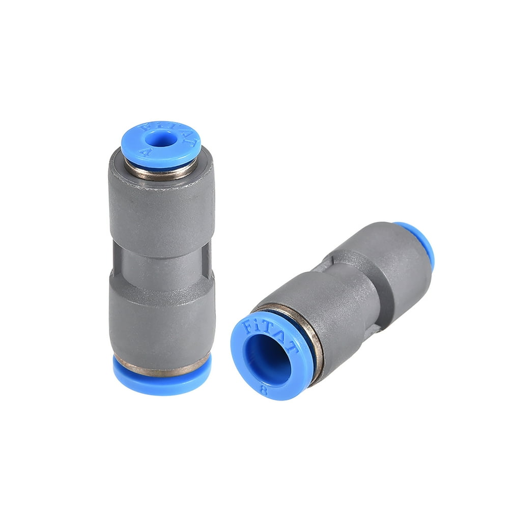 Straight Push Connectors 8mm to 4mm Quick Release Pneumatic Connector ...