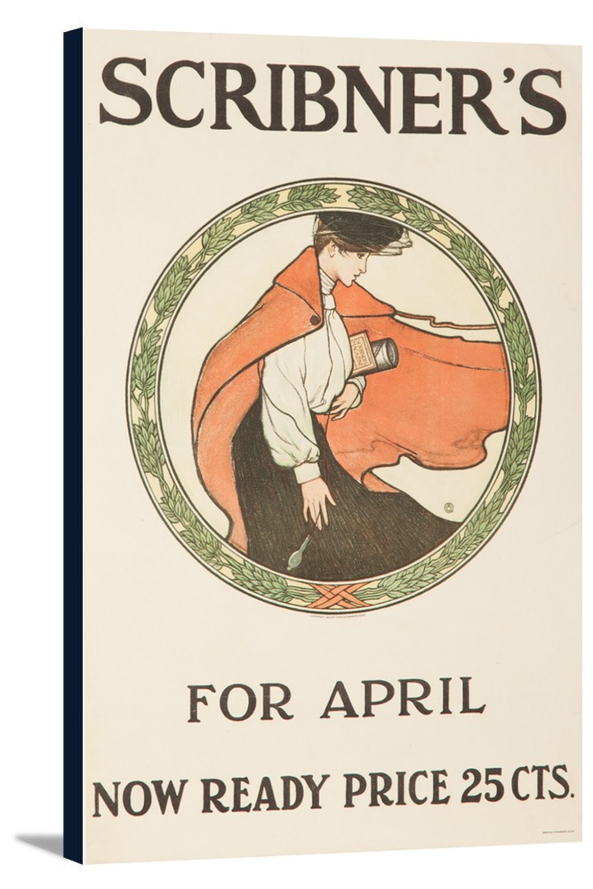 Scribner's - For April Vintage Poster USA c. 1903 (11.75x18 Gallery ...