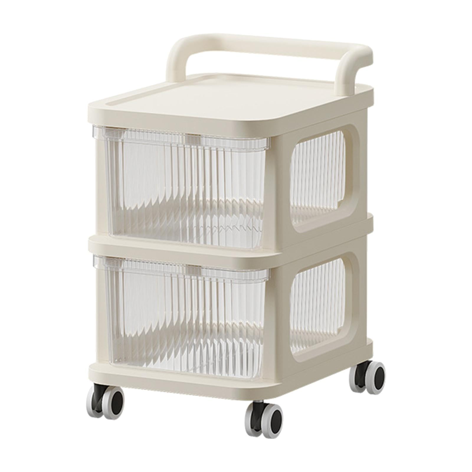 Click here for Abbracc 2 Drawers Rolling Wheel Cart Rolling Stora... prices