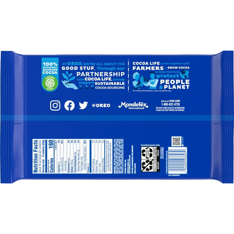 Oreo Cookies Package Back