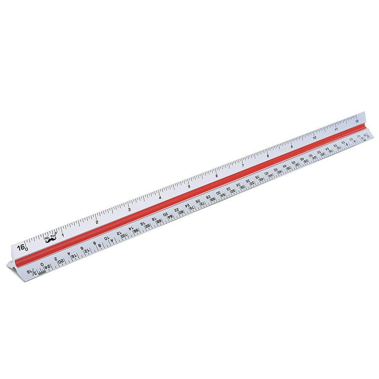 Architectural Scale Ruler Mr. Pen 12-Inch Aluminum Metric Engineering ...