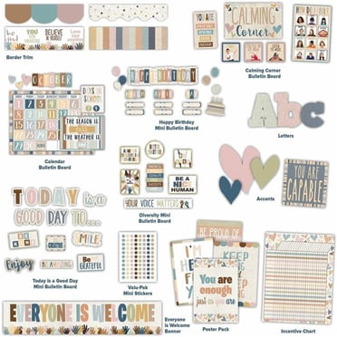 Oh Happy Day Decor Bulletin Board Set - Walmart.com