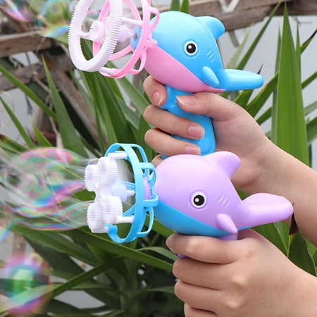 Electric Fan Bubble Machine Cartoon Dolphin Outdoor Bubble Blower ...