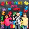 42Pcs Puzzles Pieces Bulletin Board Decoration Set Everyone Fits in ...