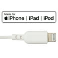 onn. Lightning to 3.5mm AUX Adapter - White - Walmart.com