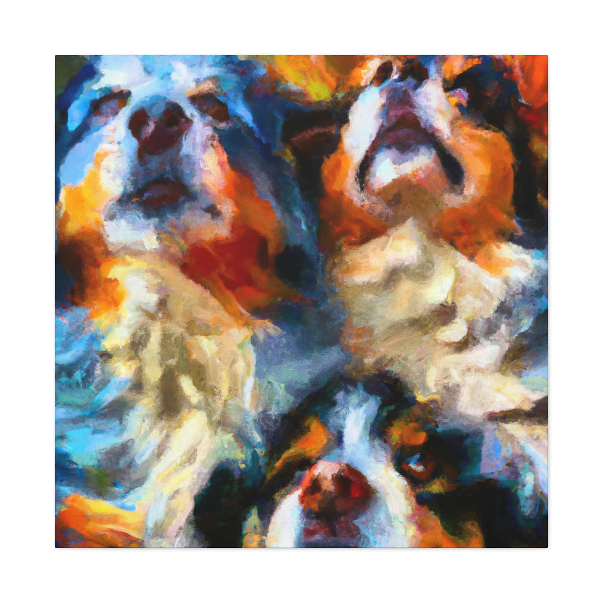 Aussie Shepherd Majestic - Canvas - Walmart.com