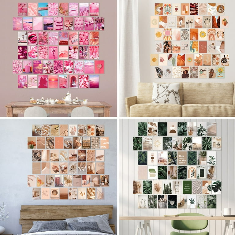 50 Piece Wall Collage Kit Aesthetic Pictures, Photo Wall, 48% OFF