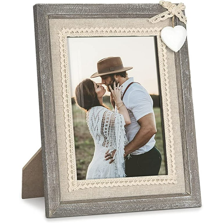 Rustic White Picture Frames